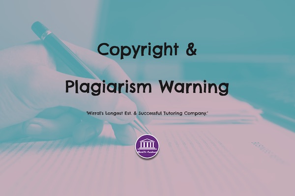 Copyright Warning | Copyright & Plagiarism | Wirral 11+ Academy